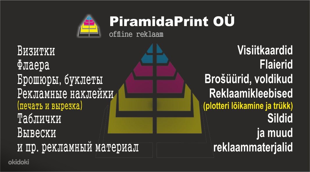 Visiitkaardid, kleebised, flaierid jne. - Tallinn - Teenused ...