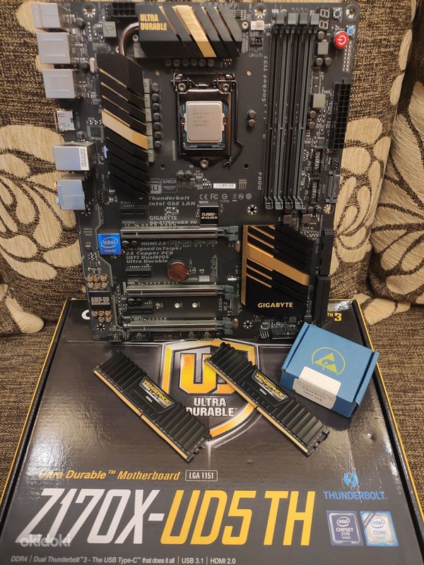 Skylake i7-6700K, GigaByte Z170 UD, Corsair 16GB DDR4 3600 - Tartu ...