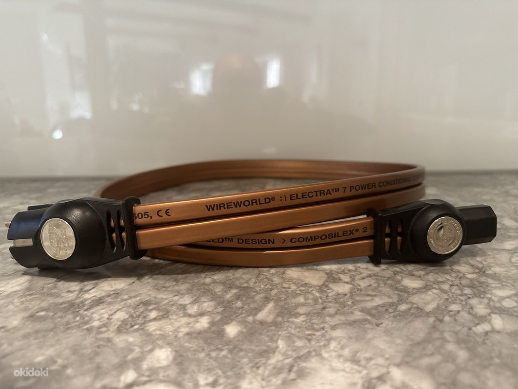 WIREWORLD ELECTRA 7 OHNO toitekaabel 1m - Tallinn, Audio ja video – okidoki