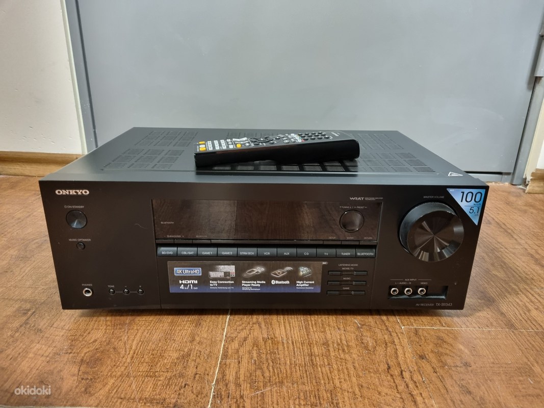 Onkyo TX-SR343 Audio Video Receiver ,BT,USB,4K - Tallinn, Ressiiverid – okidoki