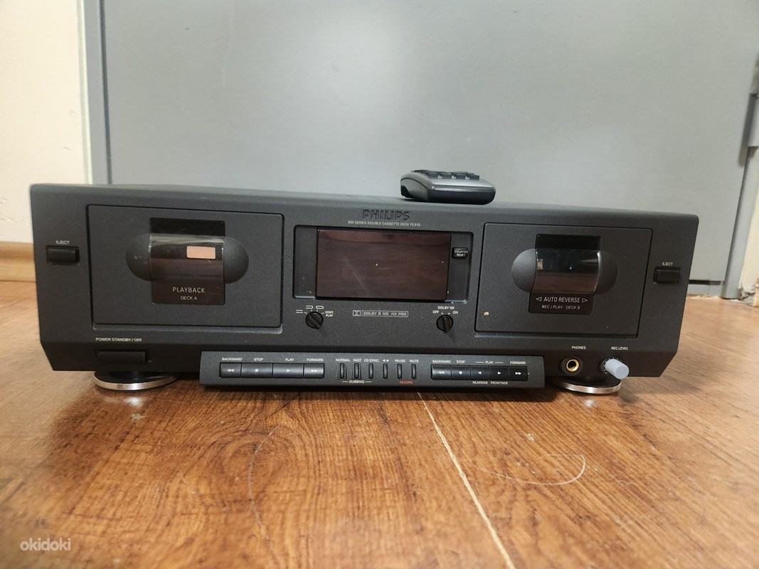 Philips FC910 Double Cassette Deck - Tallinn, Kassettdekid – okidoki