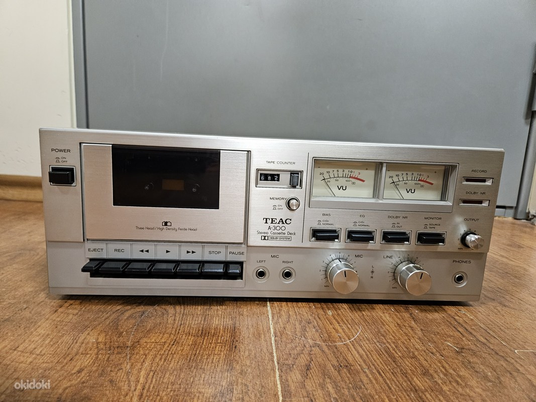 TEAC A-300 Stereo Cassette Deck 3Head - Tallinn, Kassettdekid – okidoki