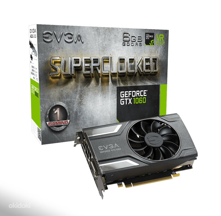 EVGA GeForce GTX 1060 6GB SuperClocked videokaart - Kuressaare, Saaremaa vald, Saaremaa ...