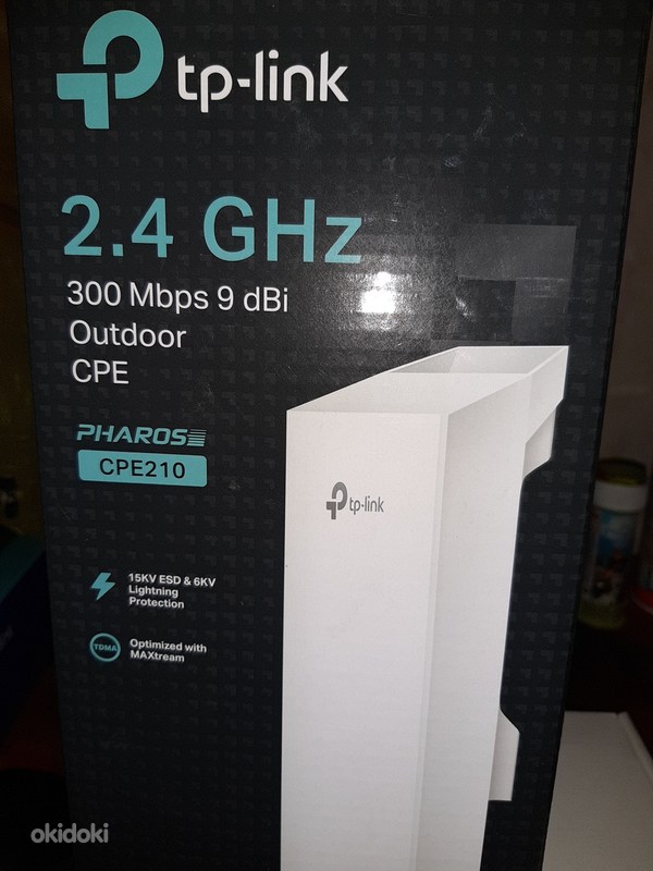 TP-Link 2.4GHz 300Mbps 9dBi Outdoor CPE 210 - Tallinn, Modemid – okidoki