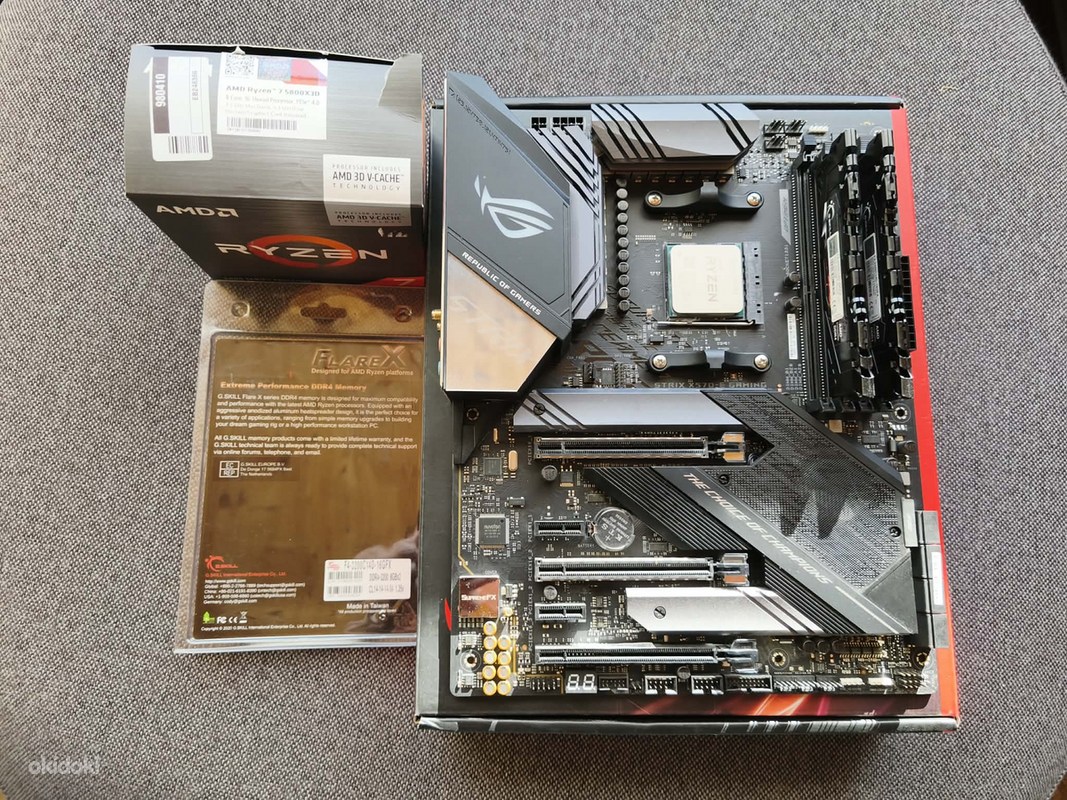 AMD Ryzen 5800X3D, X570-E Gaming, 2x8GB RAM - Rapla, Rapla vald ...