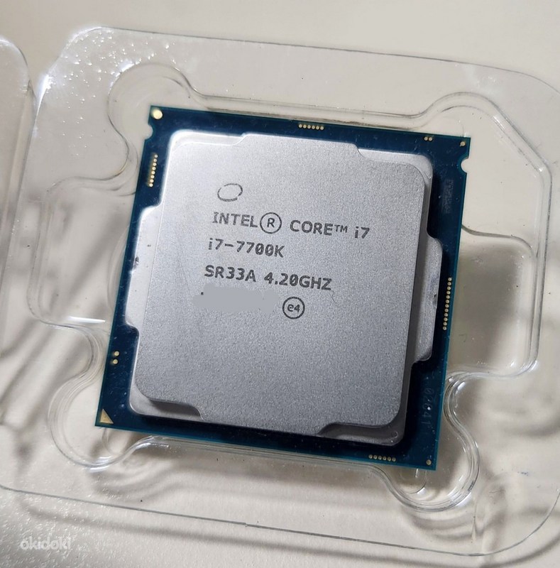 Intel Core i7-7700k - Tallinn, Protsessorid – okidoki