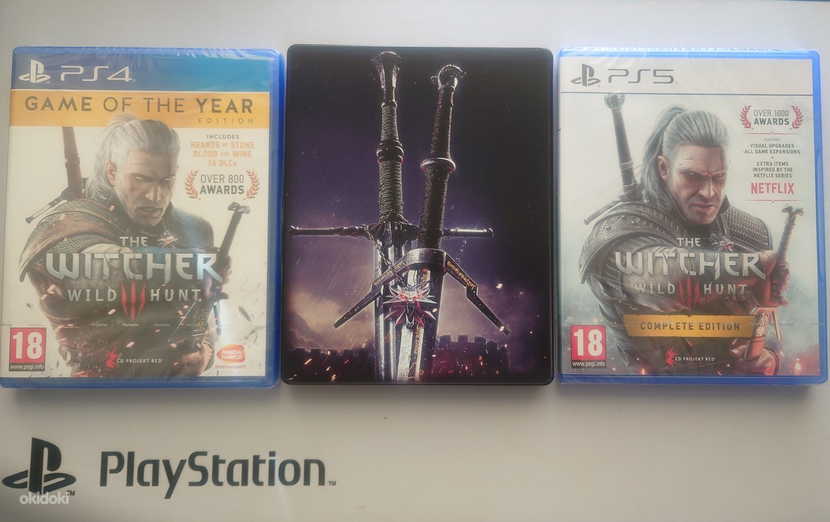 Witcher 3 Wild Hunt Complete (PS4, PS5, Xbox 1) steelbook - Tallinn ...