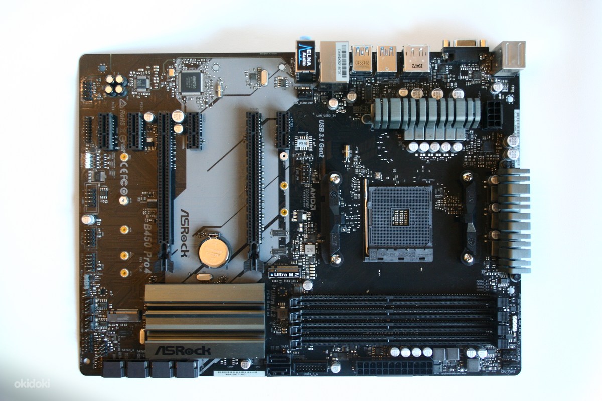 Asrock B450 Pro4 - Tallinn, Материнские платы – okidoki